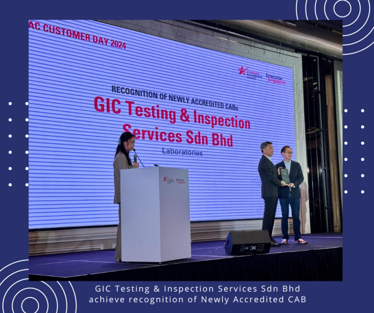 Gic Testing & Inspection Services Sdn. Bhd. Obtains Mechanical Testing ...